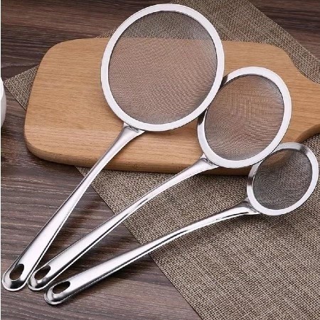 Skimmer Spoon MeshStainless Steel Oil Leakage Colander Hot Pot Filter ...