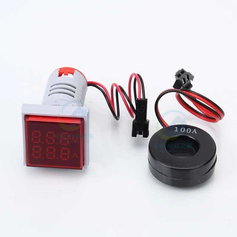 Voltmeter Ammeter LED Mini Power Indicator Signal Light Small Digital ...