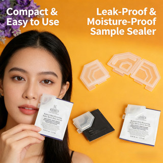 Travel Cosmetic Sample Sealing Clip Moisture Proof Anti-Leak Packing ...