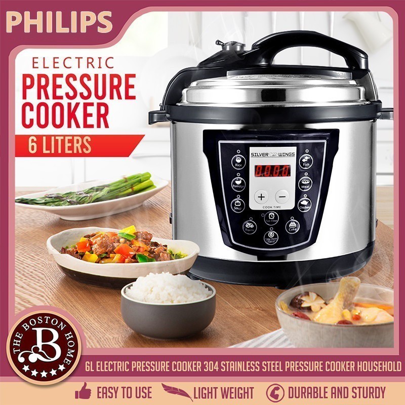 Philips Electric Pressure Cooker Portable Cooker Detachable ...
