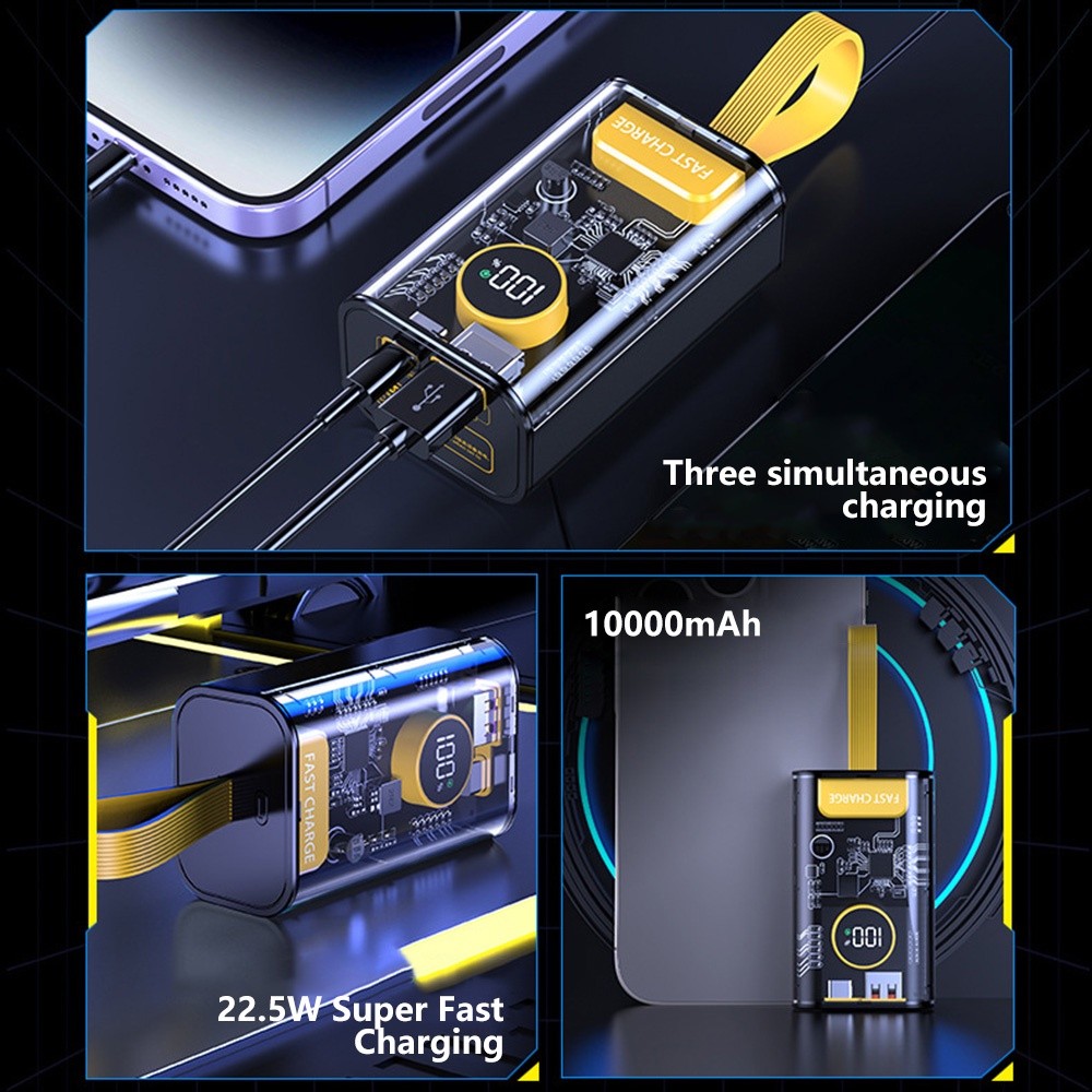 charging treasure box Pd 22.5w fast charging box Diy loose parts ...