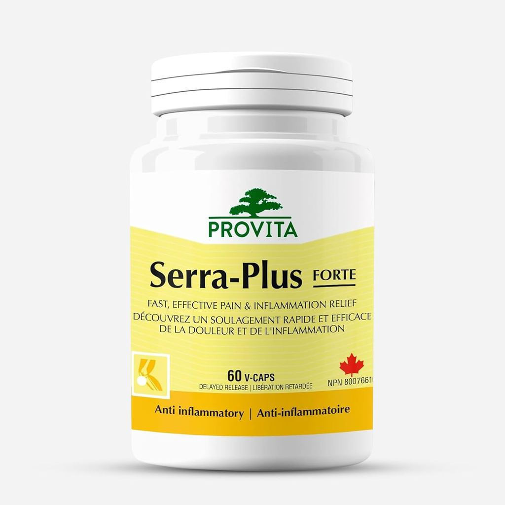 Serra Plus Forte - Anti-inflammatory Support by Provita |Serrapeptase ...