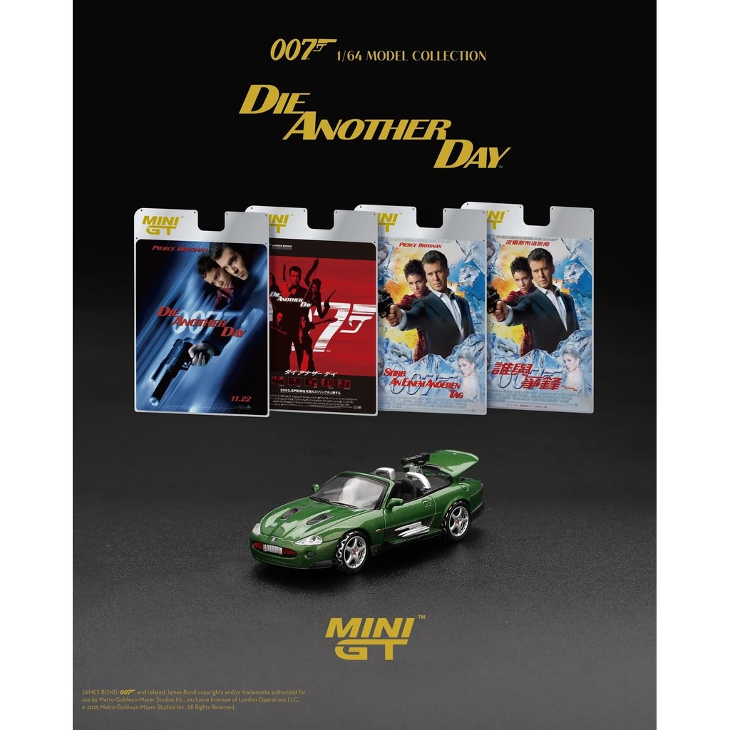 MINI GT No.908 Jaguar XKR 007 Series Die Another Day English Blister ...