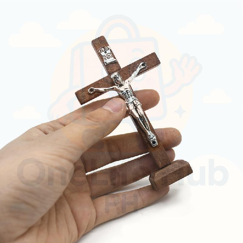 2026 Authentic Wooden Cross Jesus Figurine for Decoration Christ ...