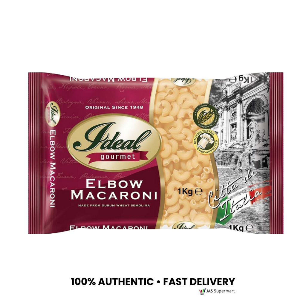 Ideal Gourmet Elbow Macaroni 1kg – Versatile Pasta for Quick ...