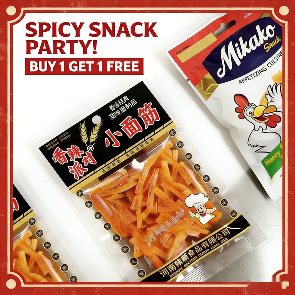 Pinoy Daily Baon Snack Box Crispy Potato Chips Spicy Latiao Veggie ...