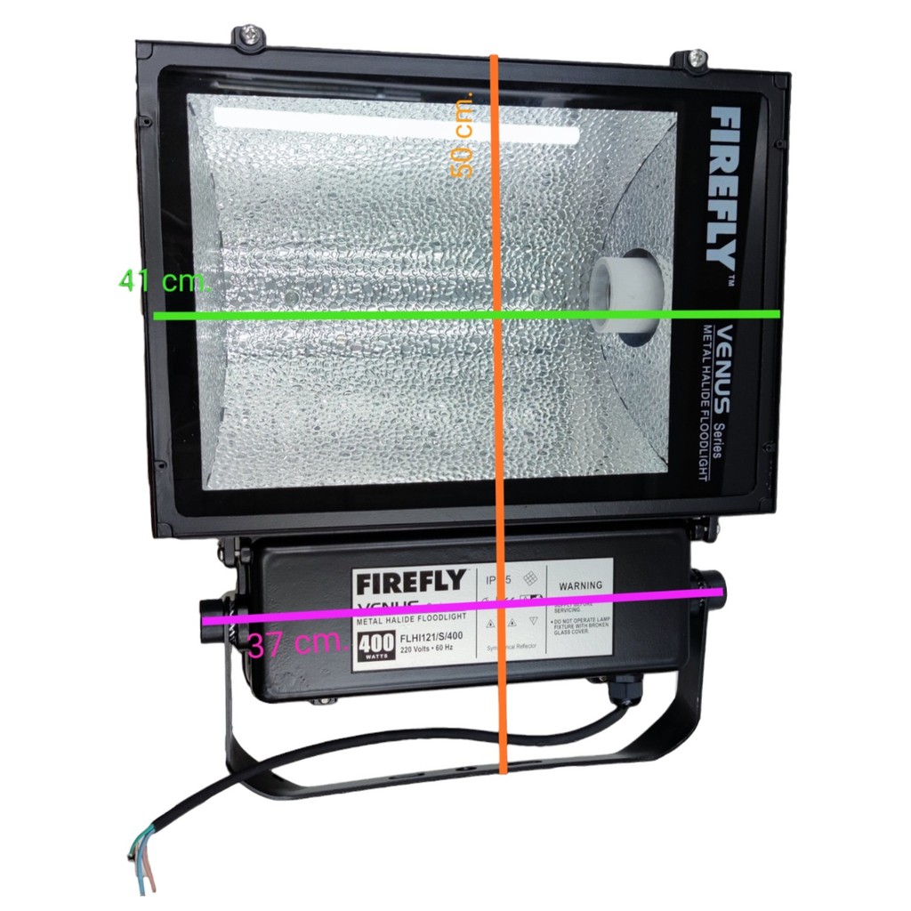 Firefly 400W Metal Halide Flood Light Fixture Set with Bulb 220V ...