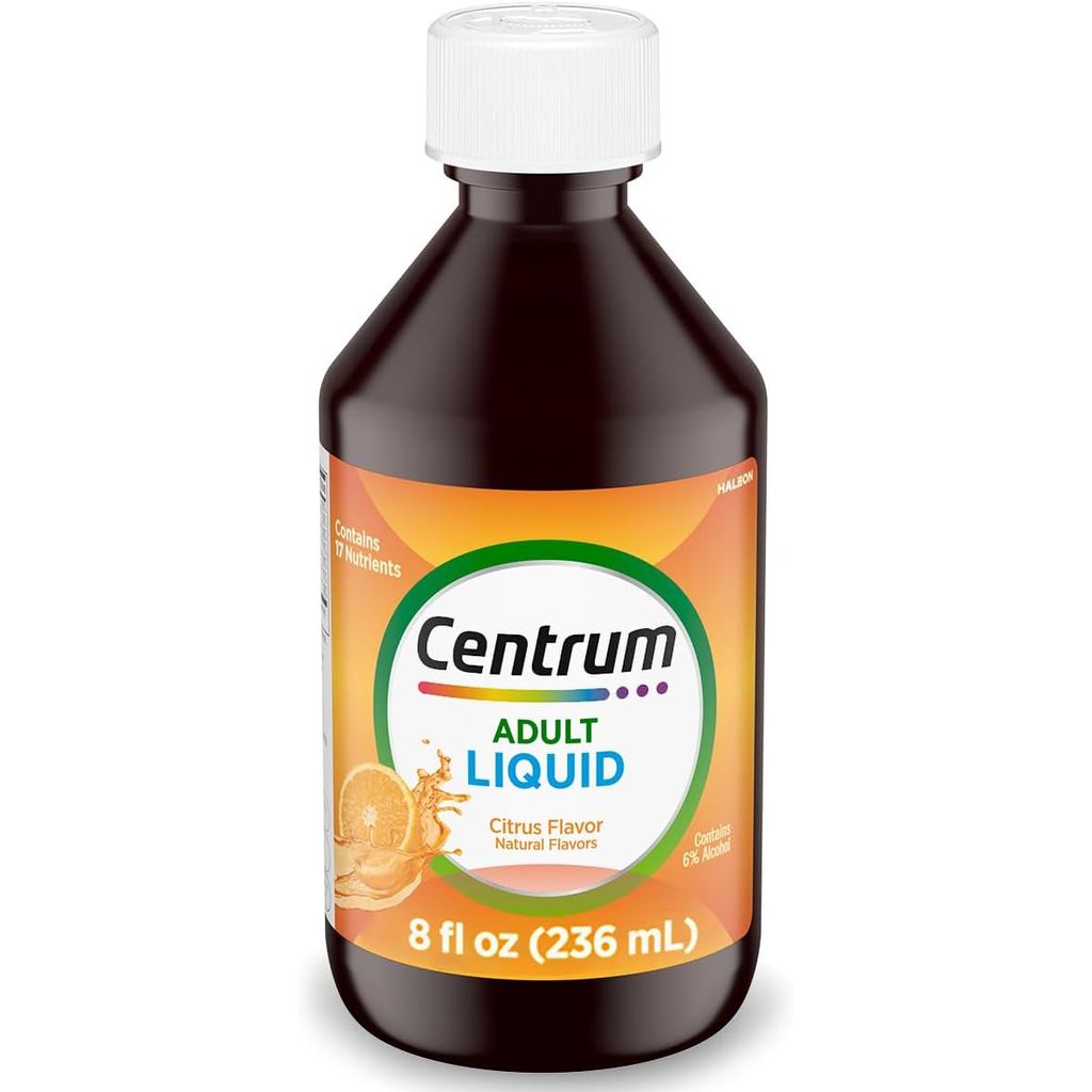Centrum Liquid Multivitamin for Adults, Multivitamin/Multimineral ...
