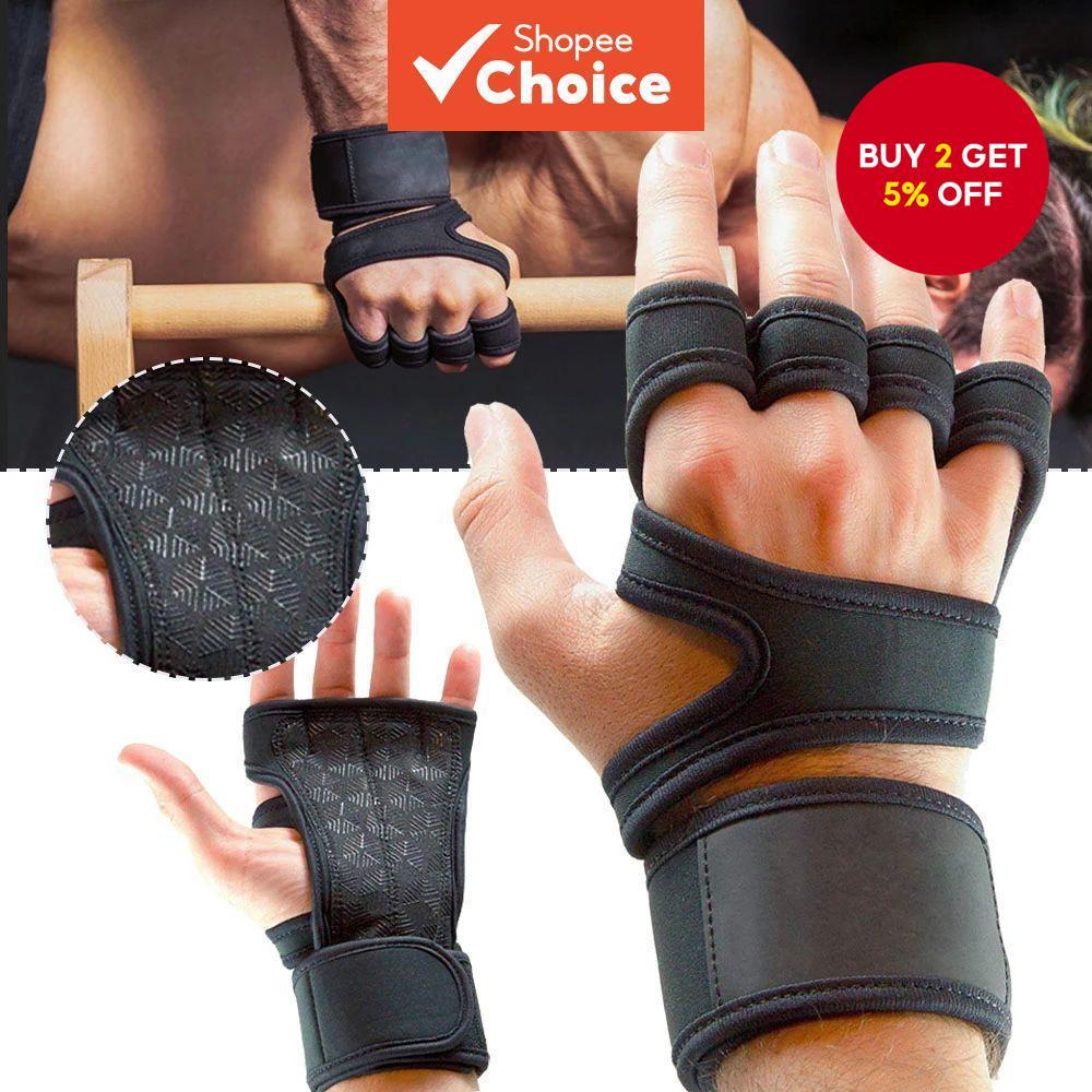 Weightlifting Training Gloves Fitness Sports Body Building Gym Hand ...