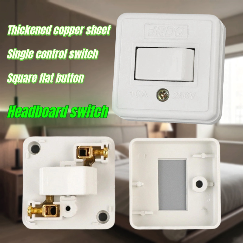 250V 10A Square Surface Mounted Snap Switch for Light,Electrical ...