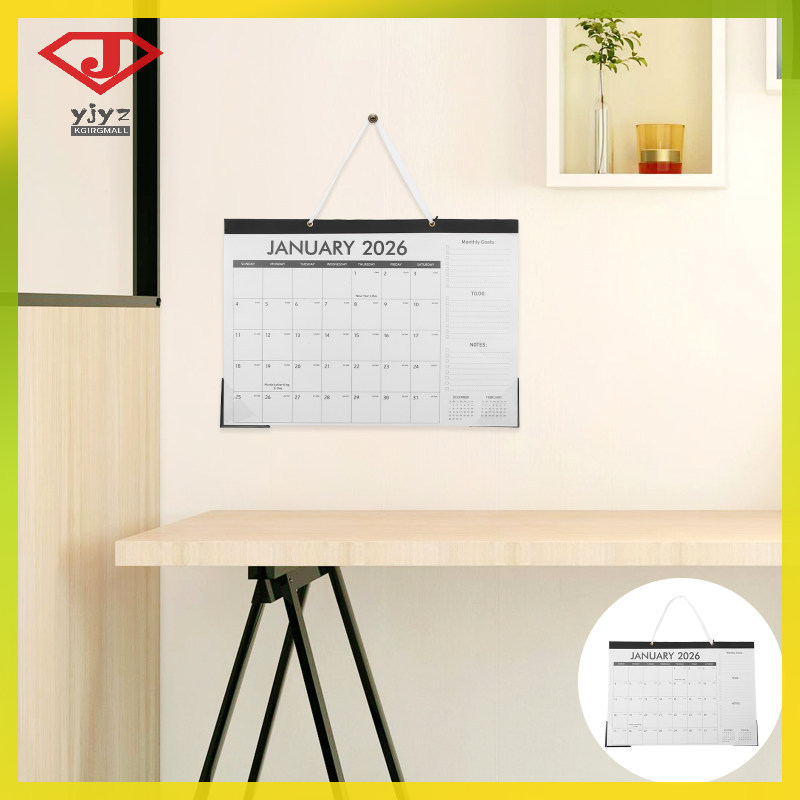 2026 Wall Hanging Calendar for Classroom Blank Planner Full Year ...