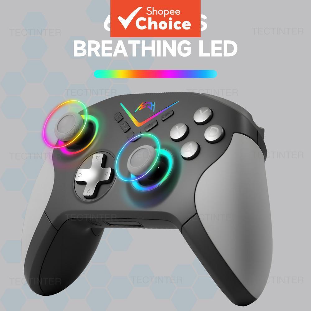 Bluetooth Wireless Gamepad With Turbo Hall Effect Joystick for PS4 PS3 ...