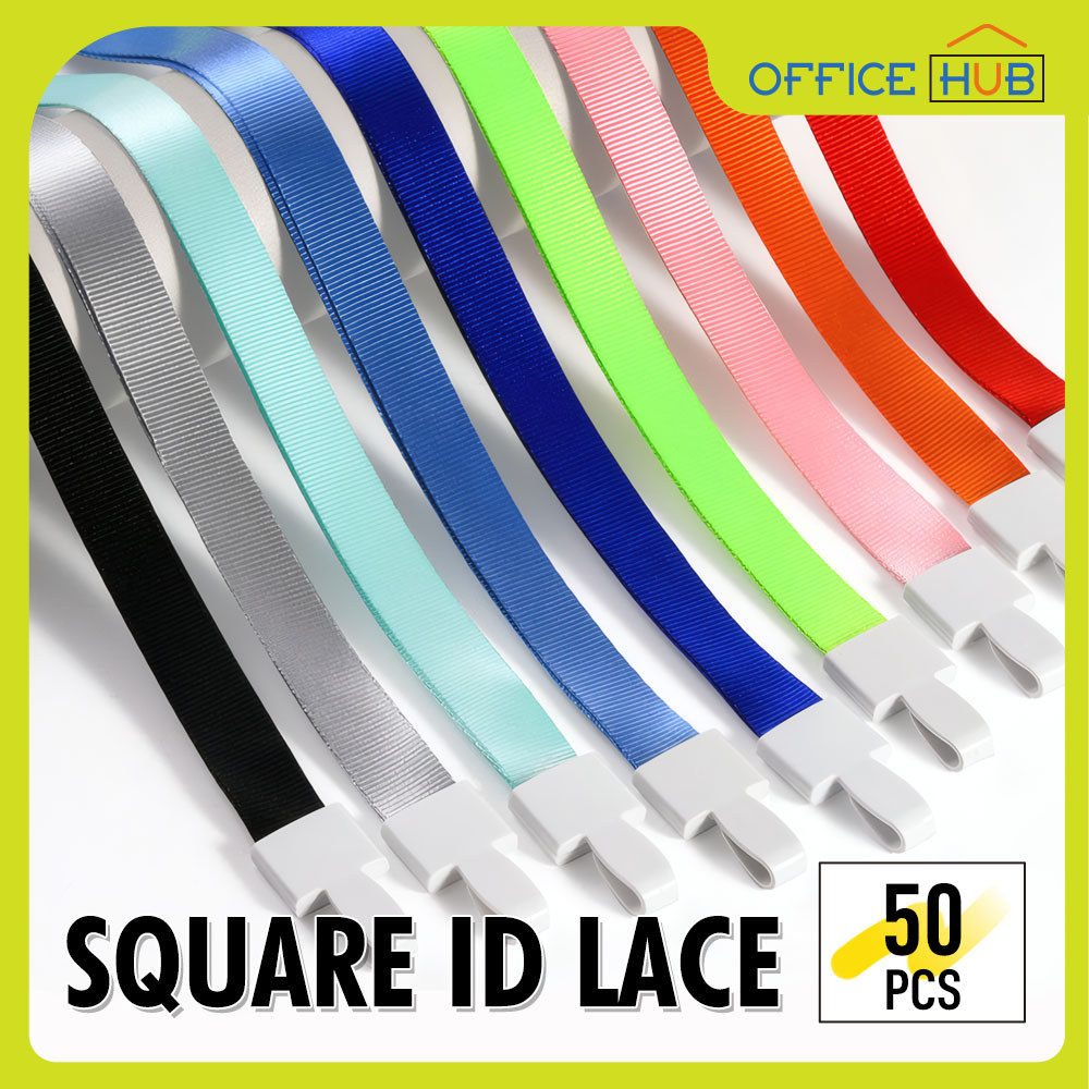 50pcs Square Lace Silky ID Lace With Plastic Hook Wholesale ...
