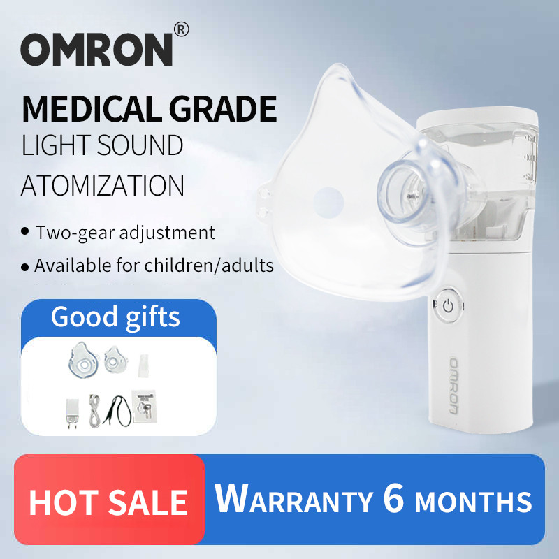 OMRON Nebulizer Portable Medical Machine Handheld Rechargeable inhaler ...