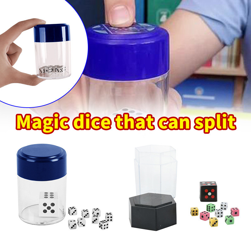 Explosion Dice Kids Magic Tricks Dice Set Close-up Funny Novelty Joke ...