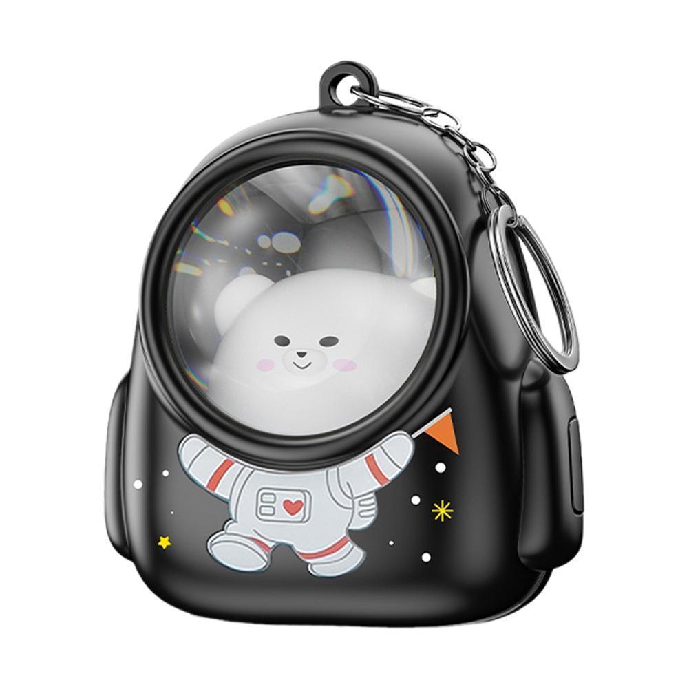 Mini Cat Keychain Flashlight - Cute Cartoon Key Ring Light, Portable ...