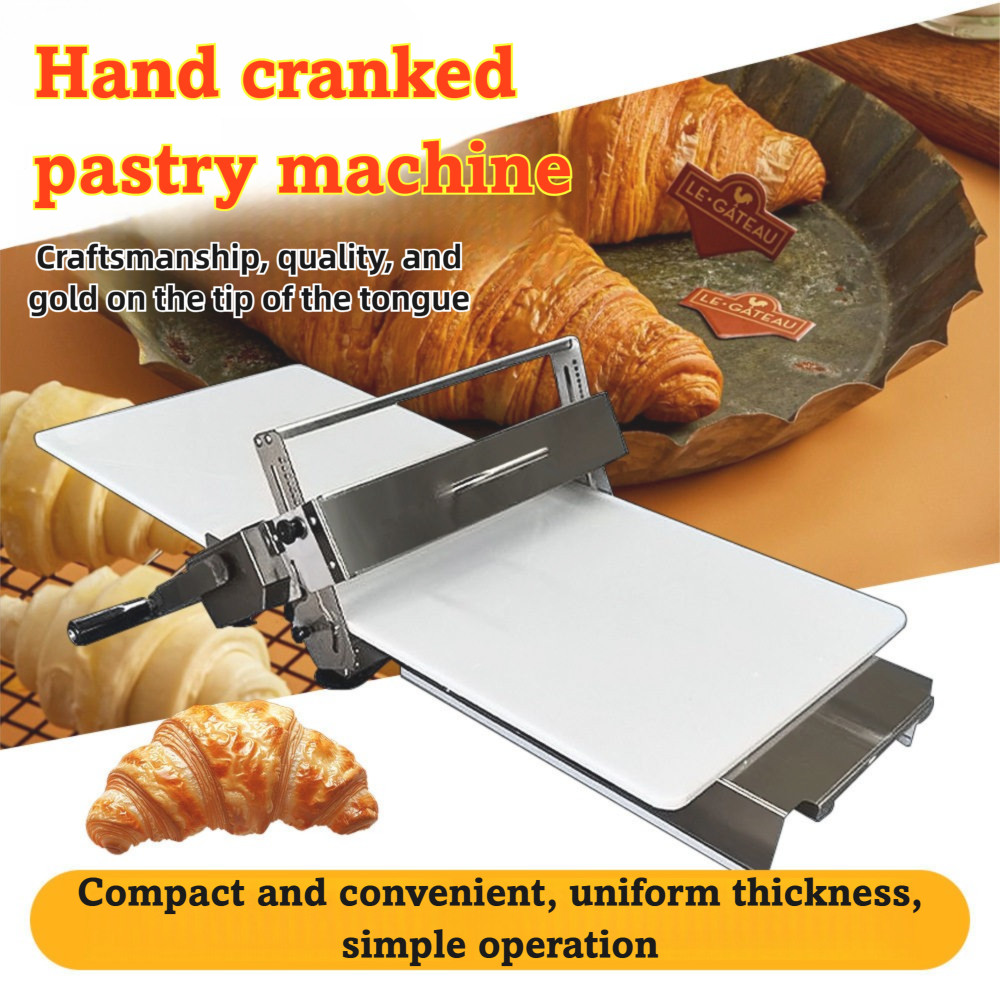 Commercial Manual Puff Pastry Machine Dough Sheeter Puff Pastry Maker ...