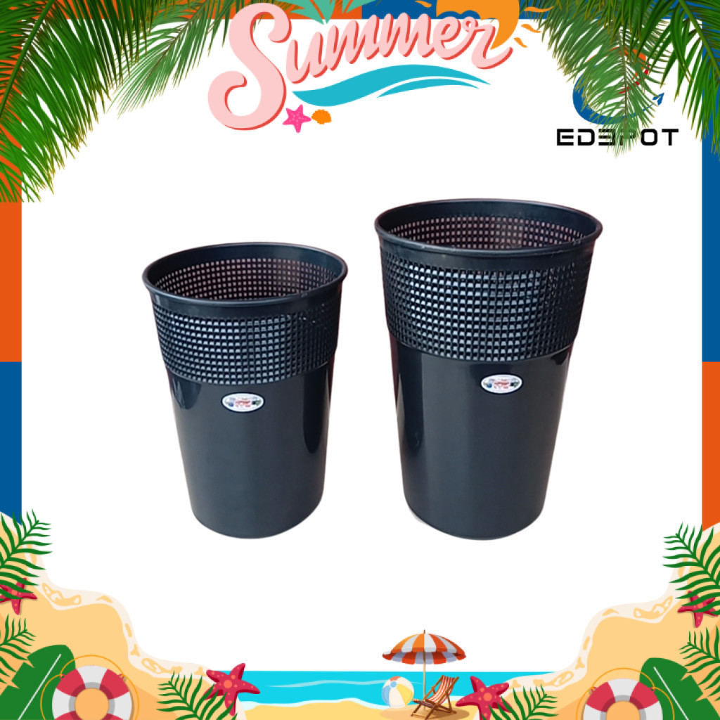 Hi-Top Trash bin Plastic Waste Can open style basurahan for indoor ...