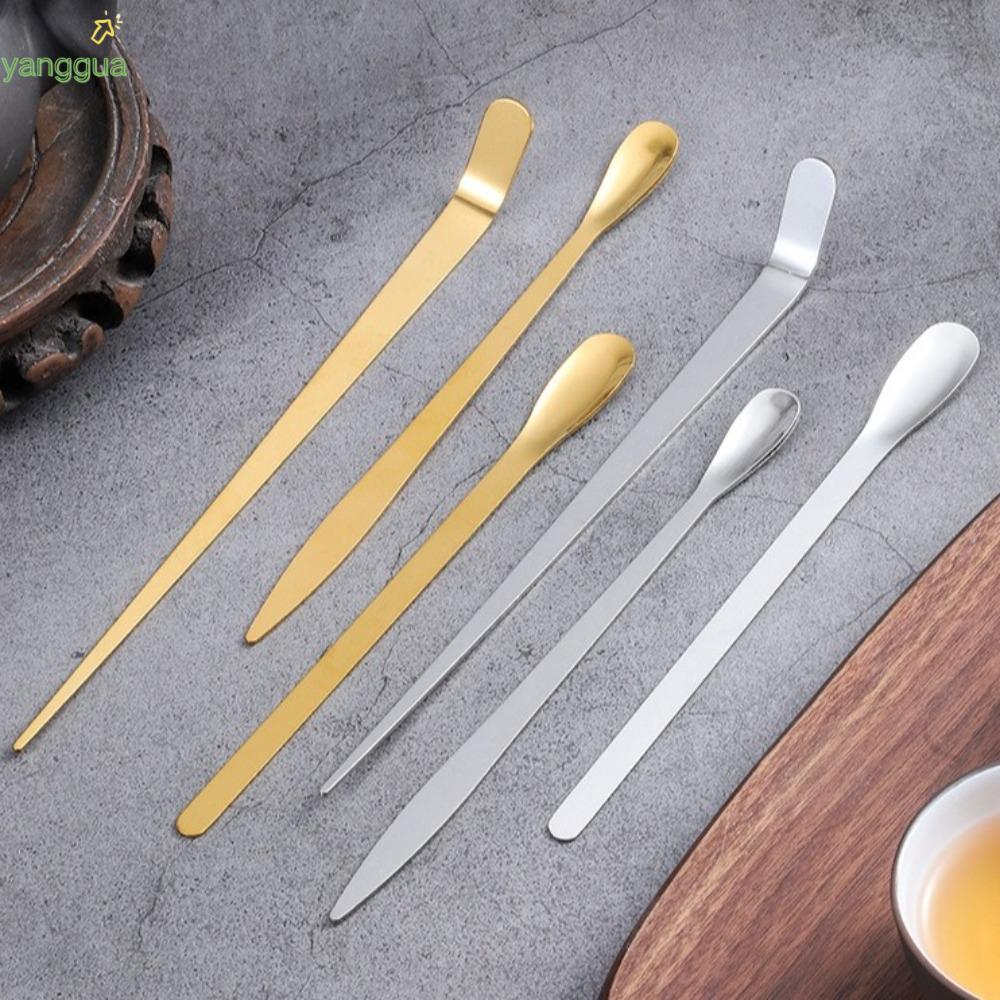 YANGGUA Matcha Spoon, Traditional Japanese Tea Sticks, Stainless Steel ...