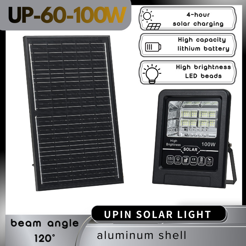 UPIN UP60-100W Various Portable Waterproof Remote-Control Rechargeable ...