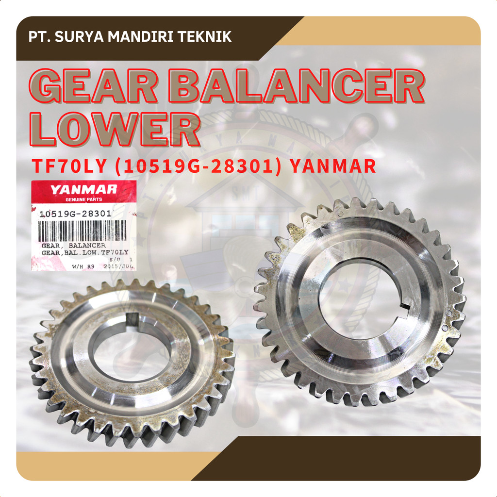 GEAR BAlANCER LOWER TF70LY 10519G-28301 YANMAR GENUINE | Shopee Philippines