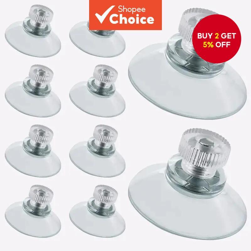 Clear PVC Suction Cups With Screws | Vacuum Suction Cup Holder For ...
