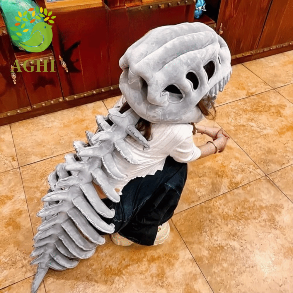 BLAZELINK Dinosaur Skeleton Mask, Exoskeleton Design Funny Funny ...
