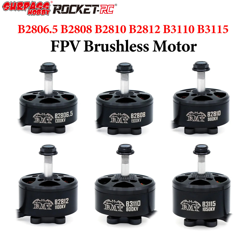 Surpass Hobby BAT 2806.5 2808 2810 2812 3110 3115 Outrunner Brushless ...