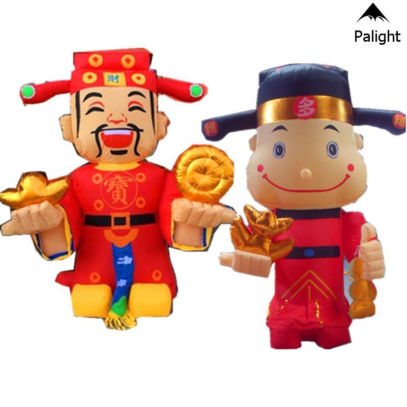 Inflatable Fortune God Model - Thick Fabric Cartoon Figure for Grand ...