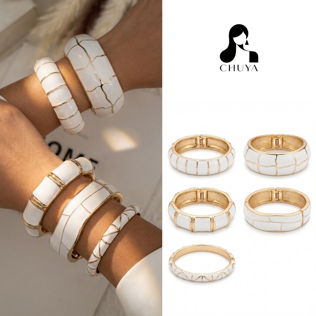 Retro Oil Drip Irregular Bracelet | Shopee Philippines