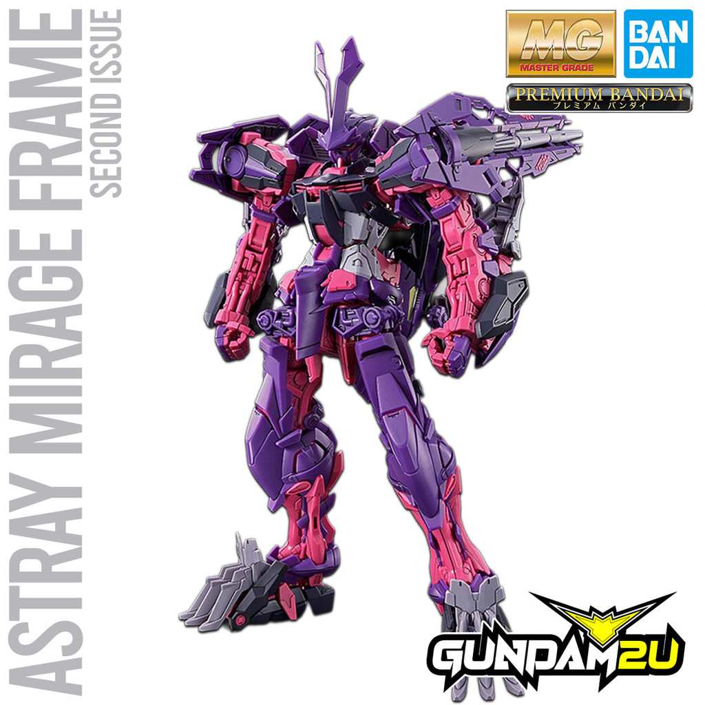 P-BANDAI MG 1/100 Gundam Astray Mirage Frame Second - Model Kit Master ...