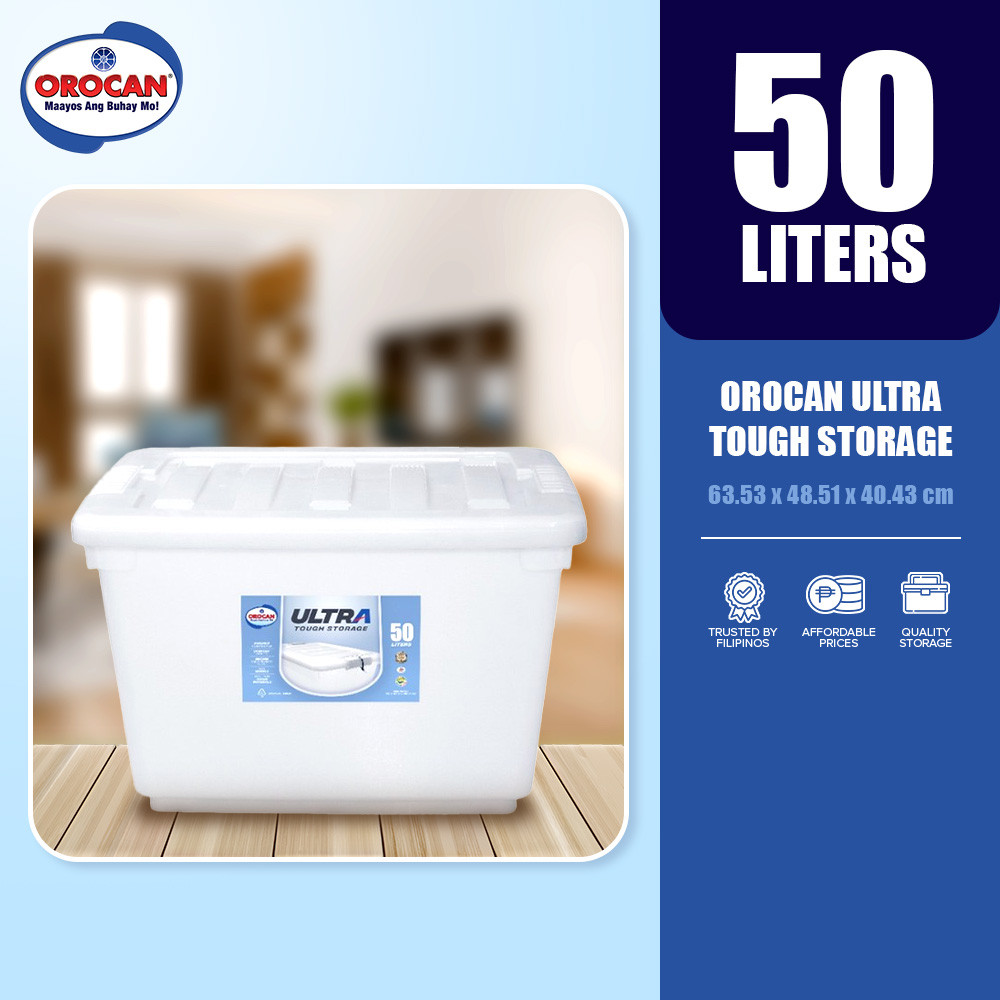Orocan 50 Liters Ultra Tough Storage | Storage Box | Shopee Philippines
