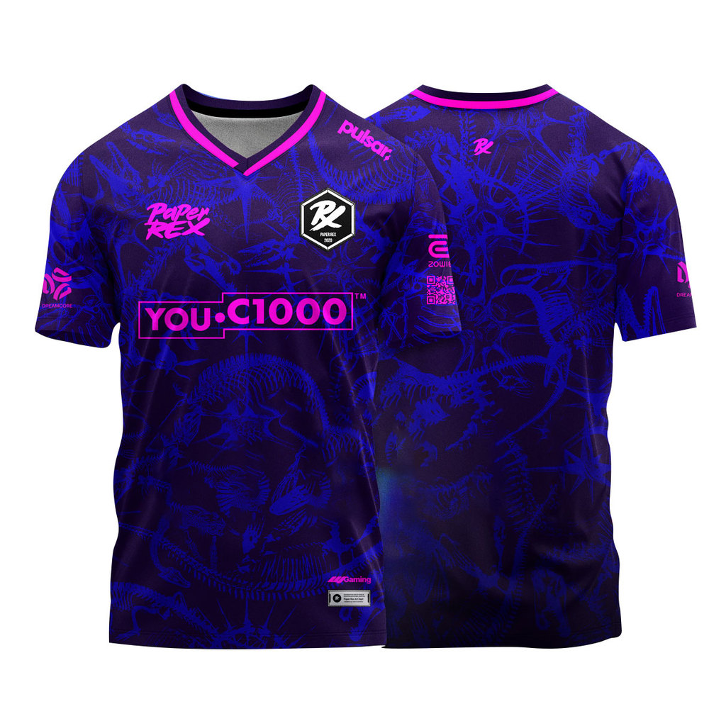 New Paper Rex DinoGlitch Jersey 2026/27 Series Uniform VALORANT Esports ...