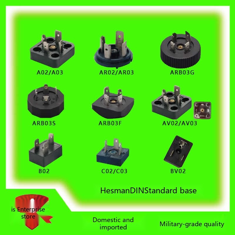 Hirschmann DIN Standard Base Solenoid Valve Connector M12 Sensor Socket ...
