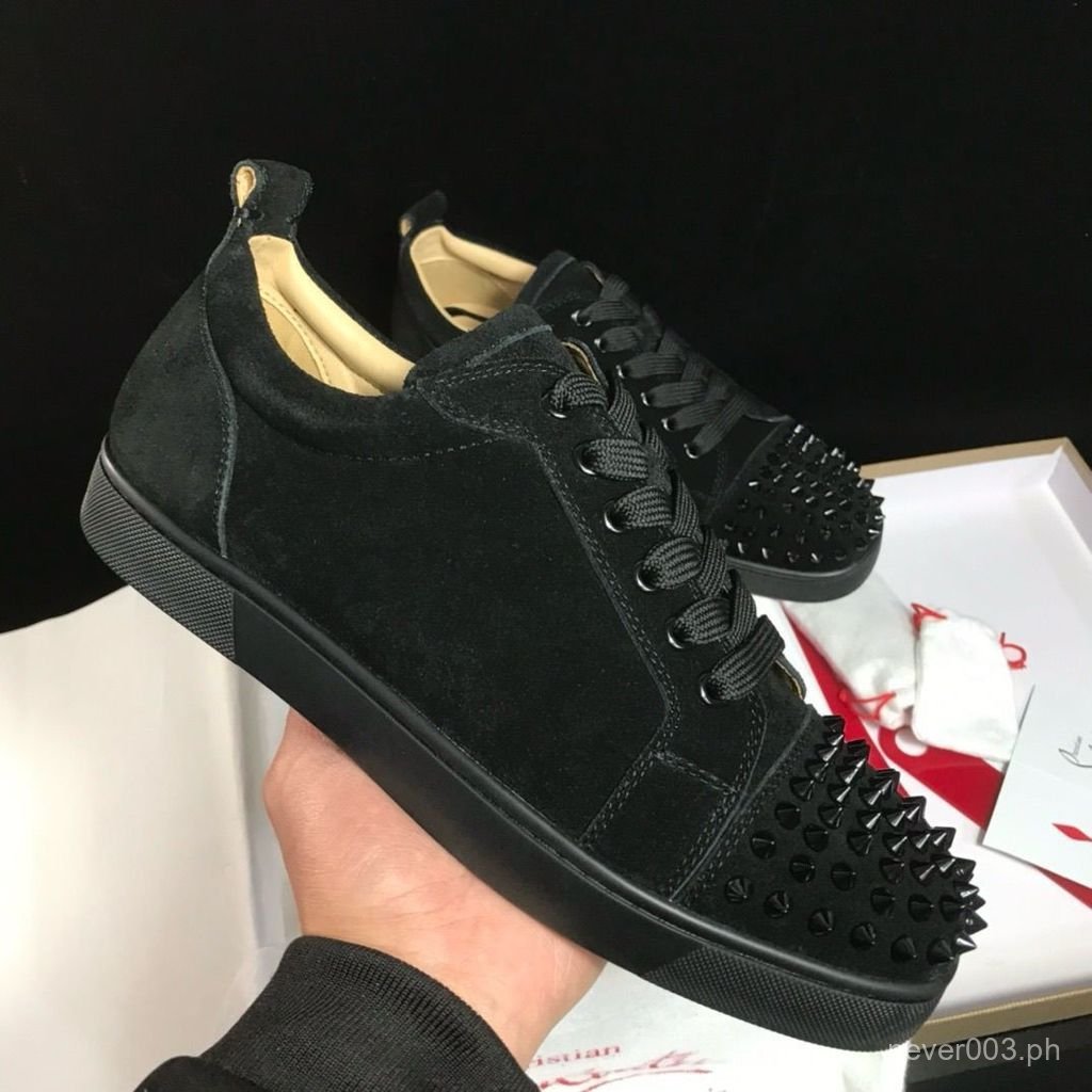 CL Red Sole New Men's Shoes with Rivets, Fashionable Low-top Trendy ...