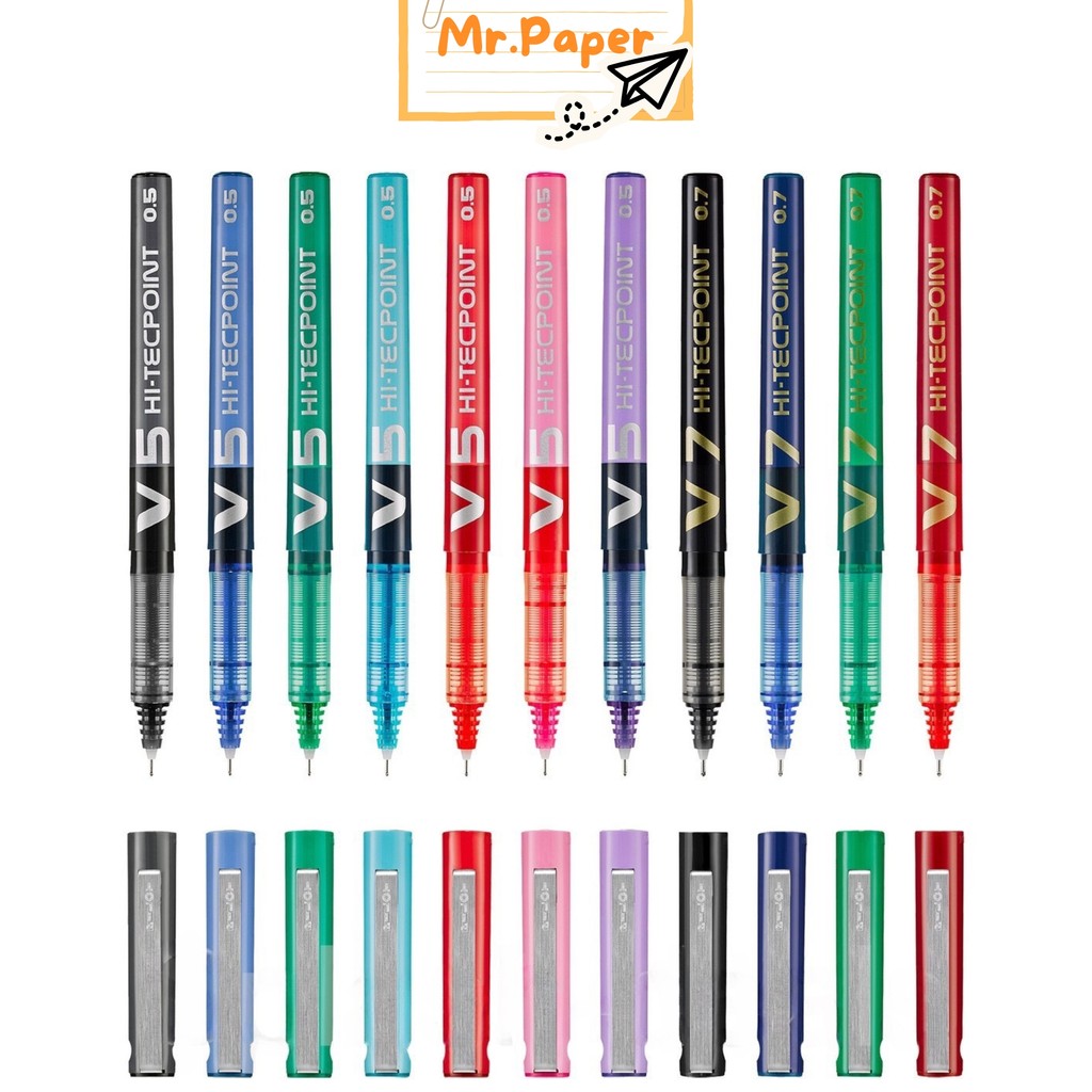 Pilot Hi-Tecpoint V Pen | 0.5mm 0.7mm | BX-V5 BX-V7 | Mr. Paper ...