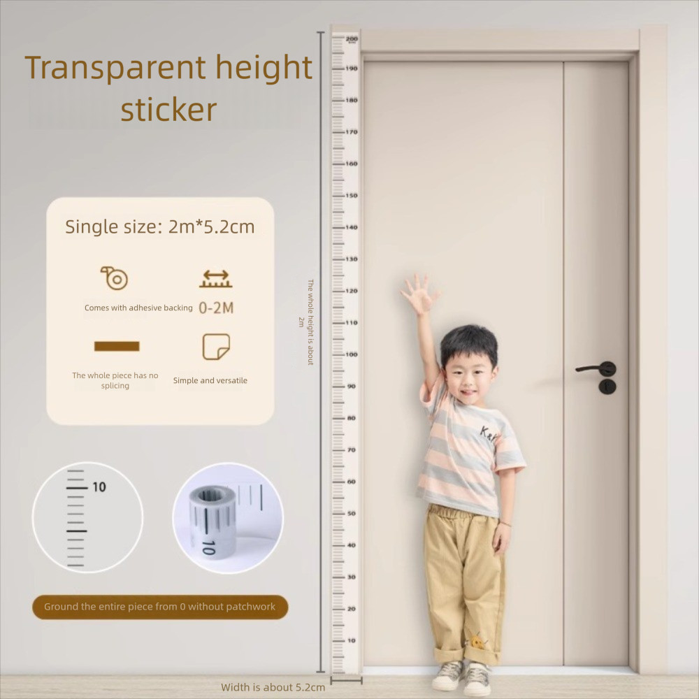 LIWD109D3 Child Growth Chart, Waterproof Self-adhesive Height ...