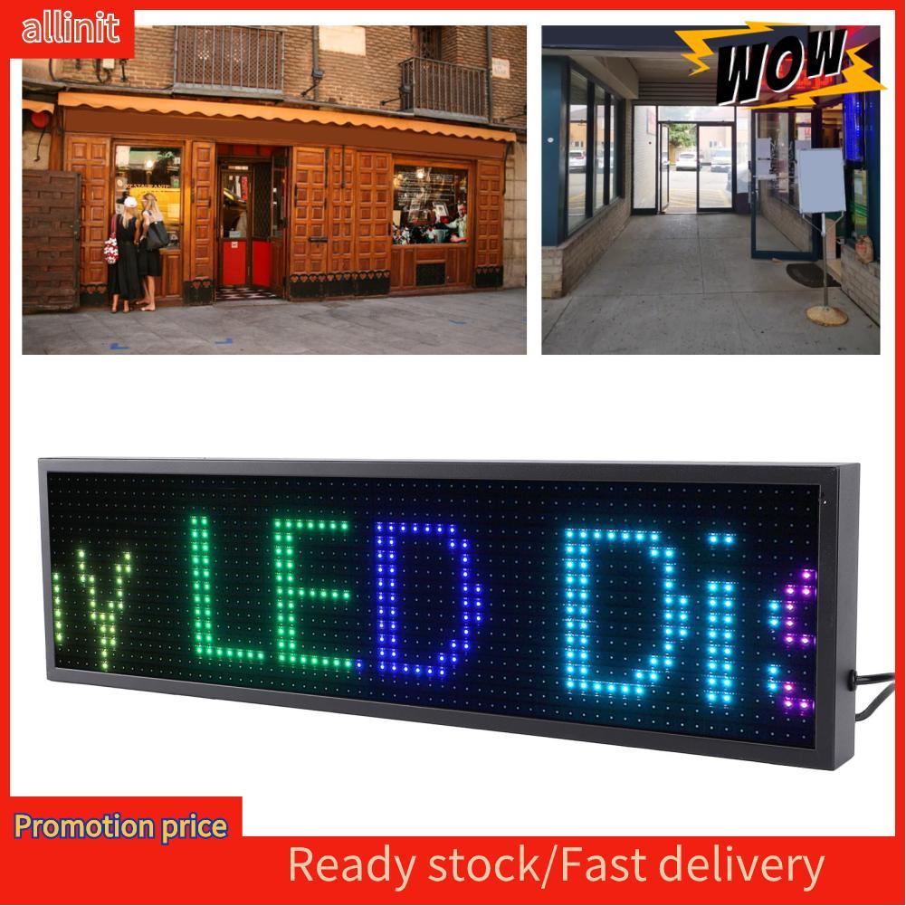 allinit Outdoor Programmable LED Display Scrolling Sign Full Color P10 ...