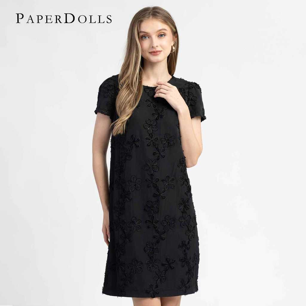 Paperdolls Shaela Floral Embroidered Shift Dress | Shopee Philippines
