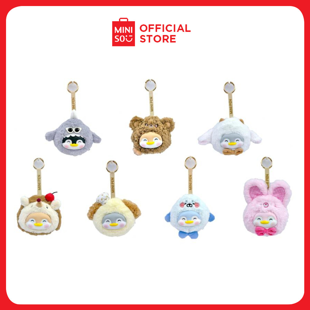MINISO Mini Pen Dumpling Collection Vinyl Plush Pendant | Shopee ...
