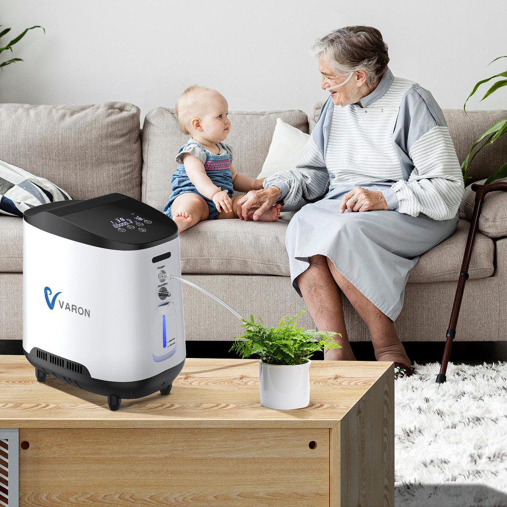 NEWARRIVAL Oxygen Concentrator, 1-7L/min Adjustable Portable Oxygen ...