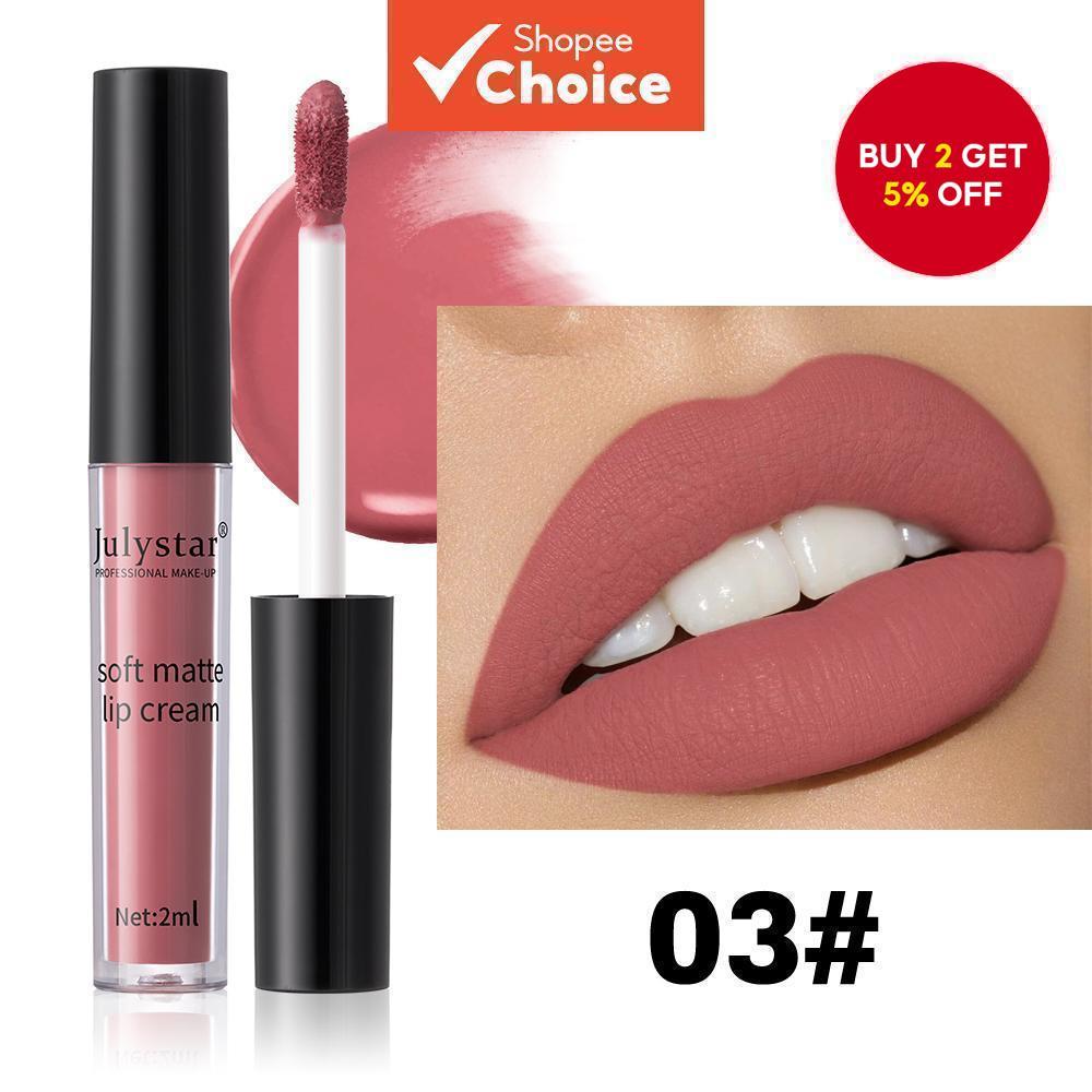 Matte Natural Non-Stick Velvet Lip Glaze, Nude Cheap Makeup Lipsticks ...