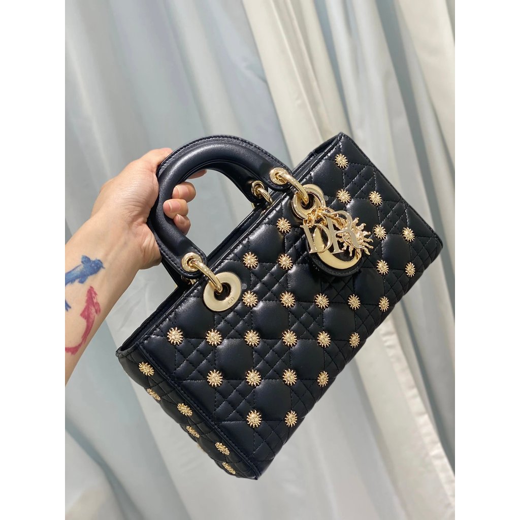 DIOR Lady D-Joy Diana Bag Series Sun Willow Nail Decoration Rattan ...