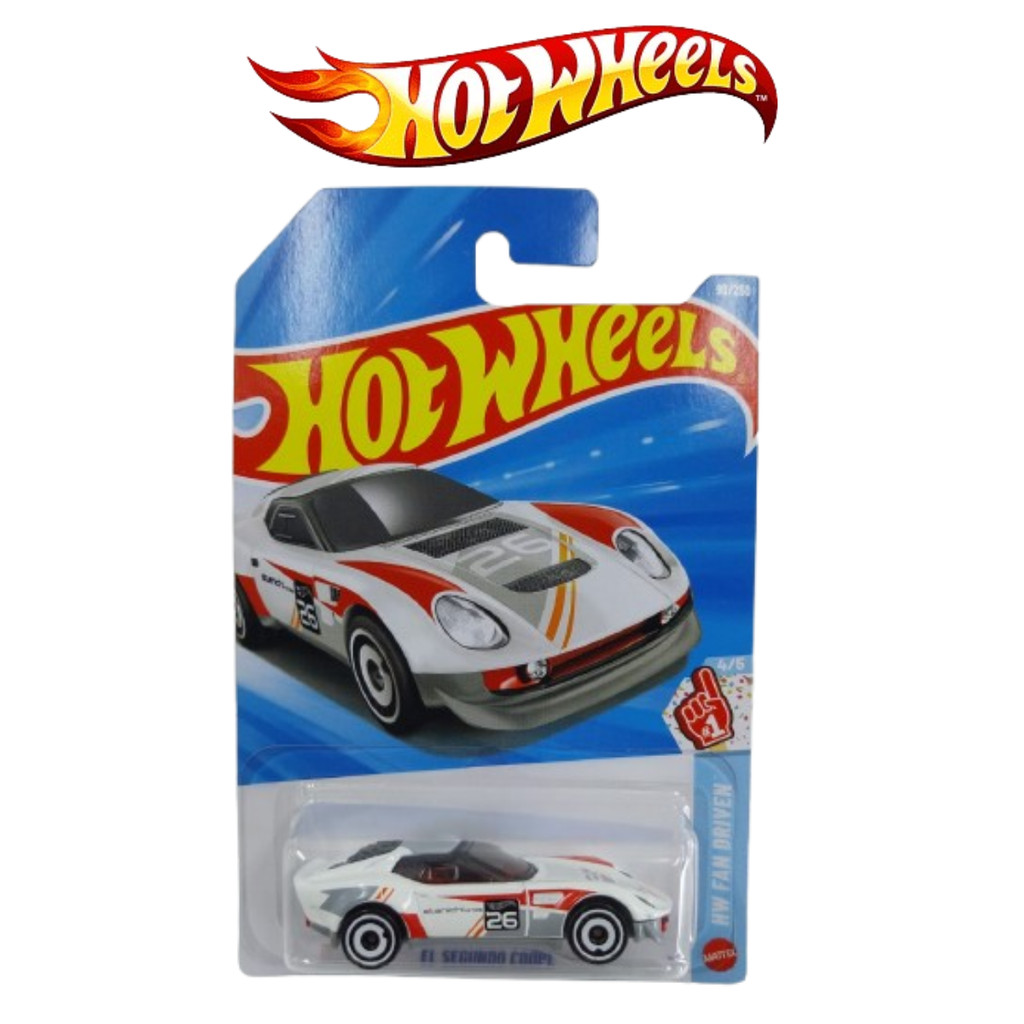 Hot Wheels El Segundo Coupe Rally White Racing | Shopee Philippines