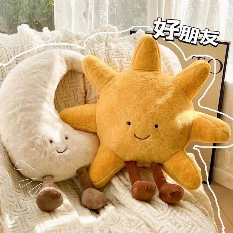 INS Sun Moon Doll Cute Sleeping Doll Soothing Sleeping Pillow Cheap ...