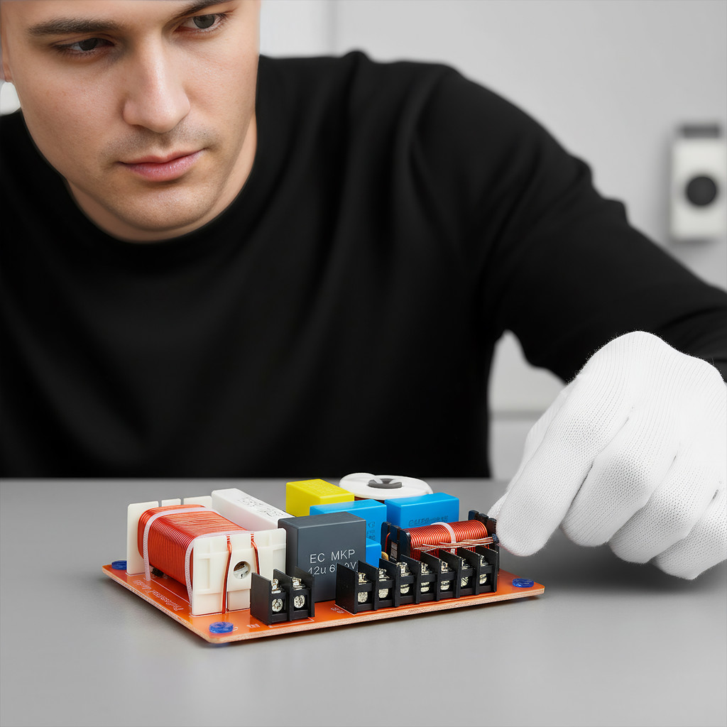 500W Speaker Audio Frequency Divider High Medium Low 3 Way Bass ...