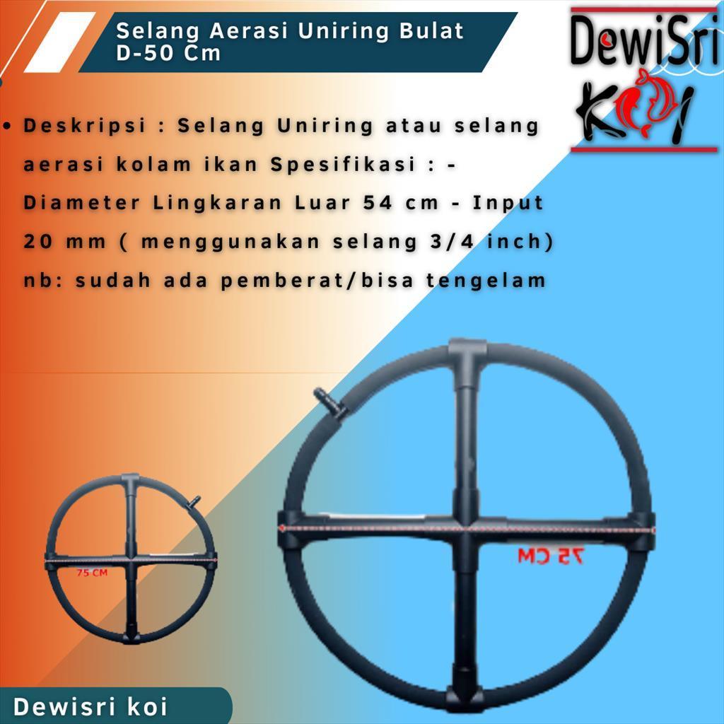 Uniring Round Aeration Hose D-50 Cm koi Pond Sinking/ | Shopee Philippines