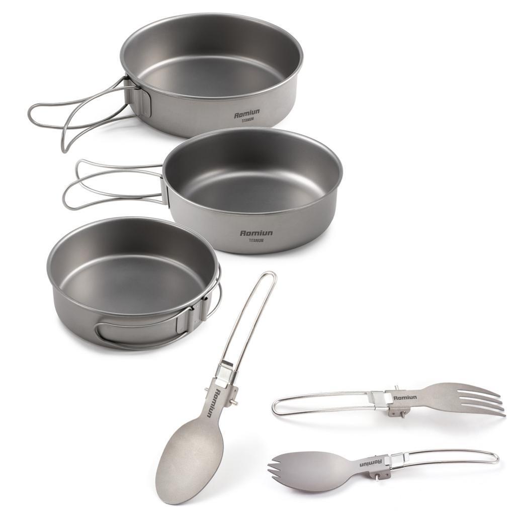 supergoodsales Camping Bowl and Utensil Set 3 Bowls Spoon Fork Combo ...