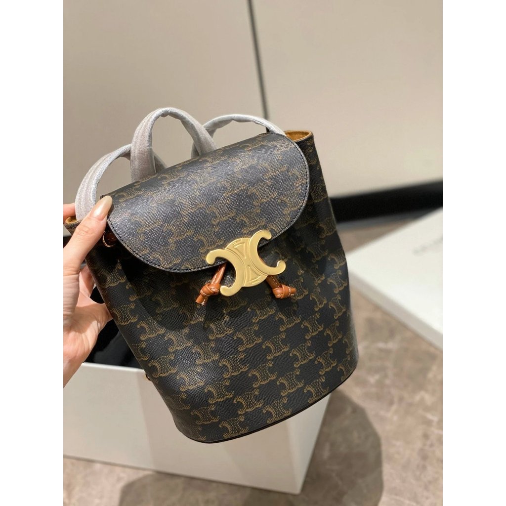 Celine (Celine) Backpack mini Small Bag One-Shoulder Hand-Carrying Dual ...