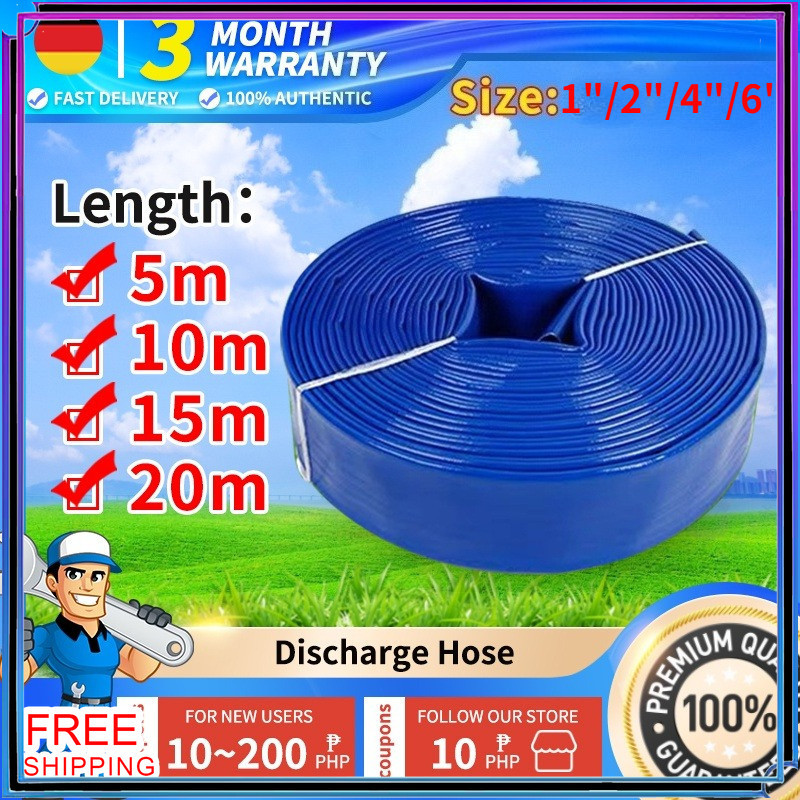 [Best Selling] Submersible Discharge Duct Flat Hose 1" 2" 4" 6"PVC Pump ...